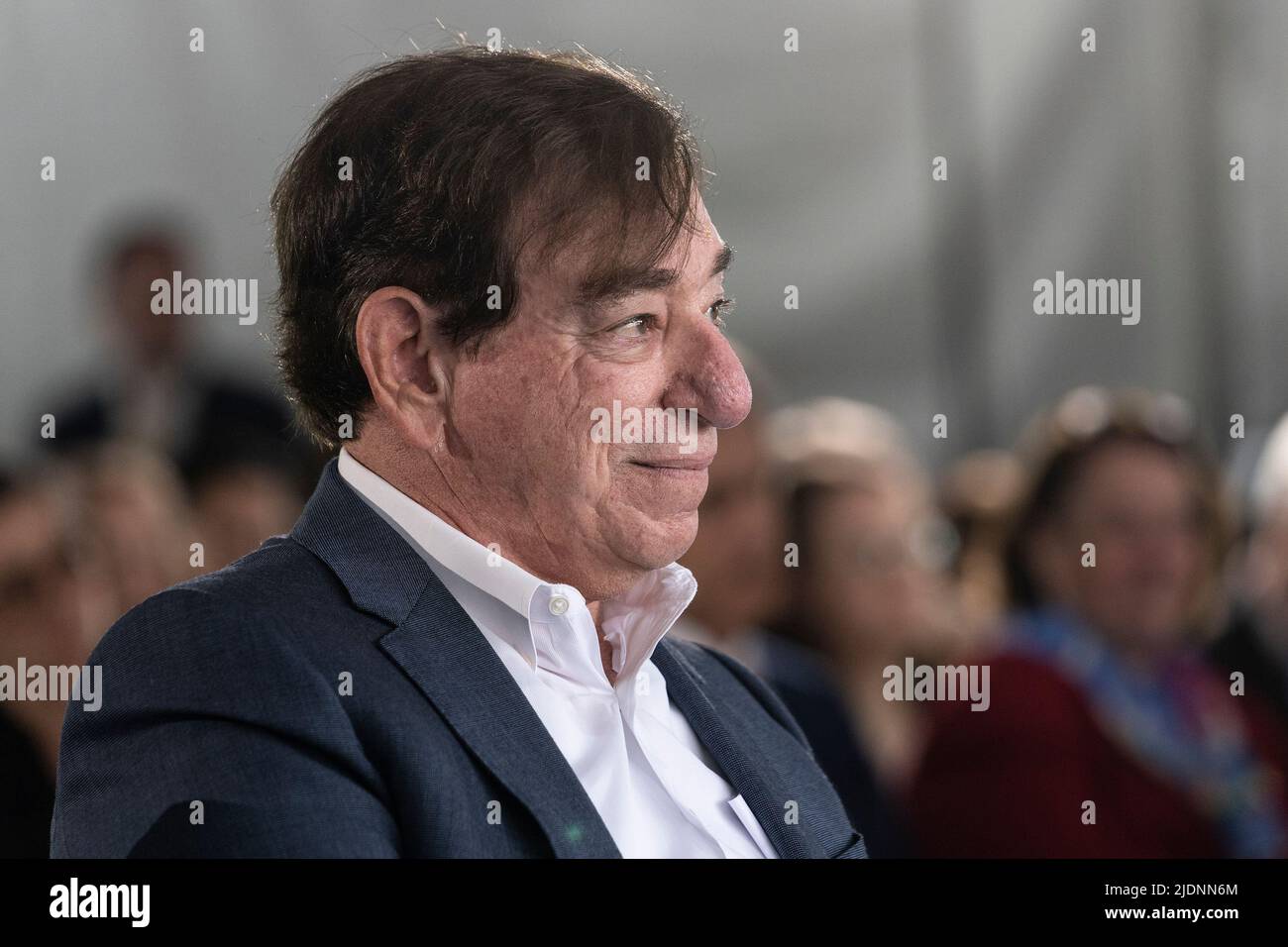 Regeneron Co-Founder and CEO Dr. Leonard Schleifer attends Governor ...