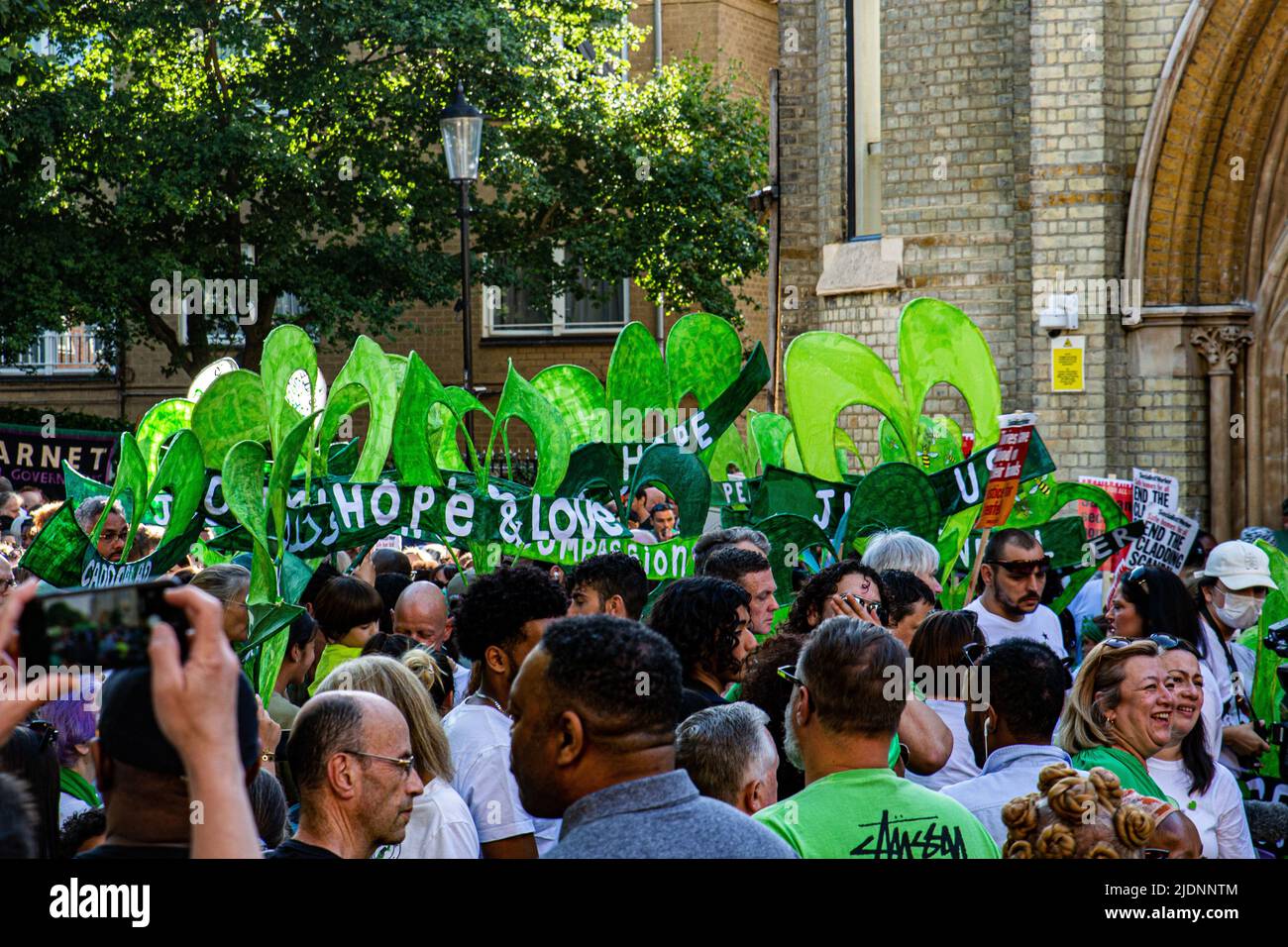 London, United Kingdom - June 14th 2023: 5th Annual Grenfell Vigil ...