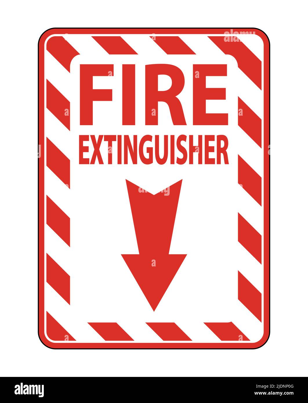 Fire Extinguisher Sign on white background,Vector illustration Stock ...