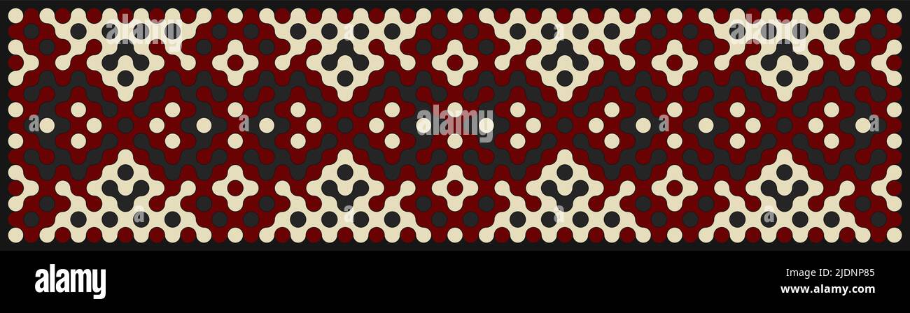 Random color rounded truchet tiling illustration Stock Vector Image ...