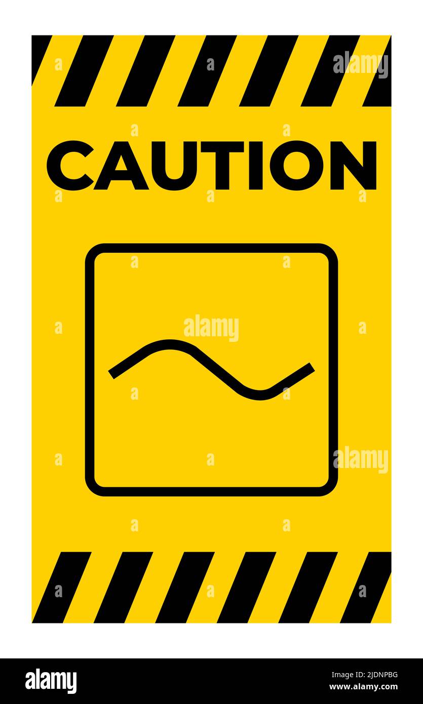 Alternating Current AC Symbol Sign Isolate On White Background,Vector ...