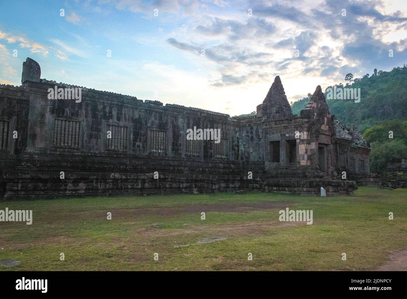 Wat Phu Temple in Lao Stock Photo - Alamy