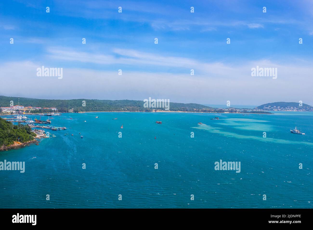 Blue ocean view from high angle Stock Photo - Alamy
