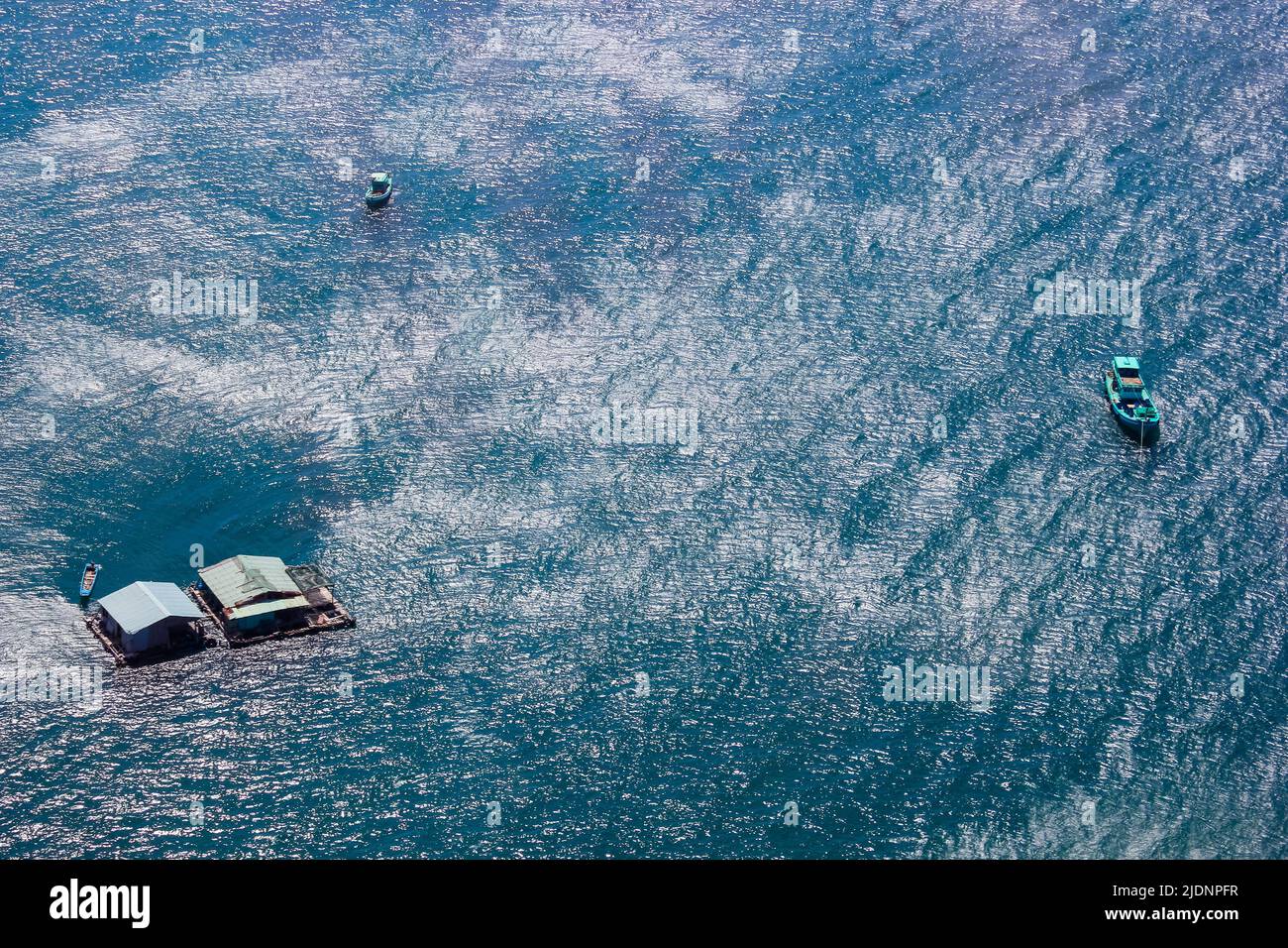 Blue ocean view from high angle Stock Photo - Alamy