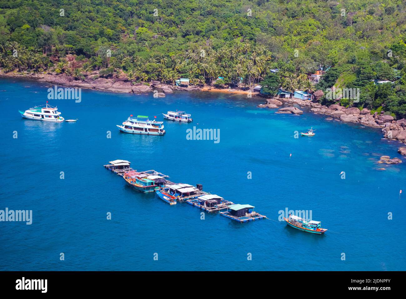Blue ocean view from high angle Stock Photo - Alamy