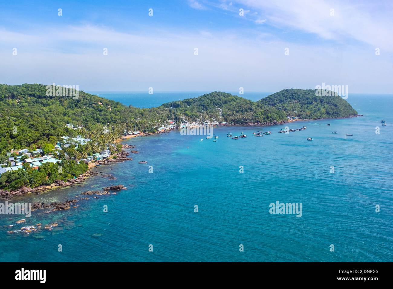Blue ocean view from high angle Stock Photo - Alamy