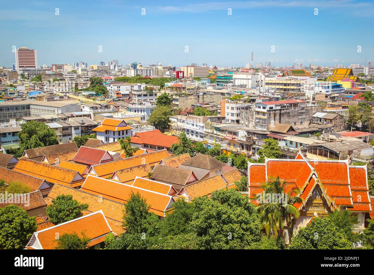 Bangkok City view from high angle Stock Photo - Alamy