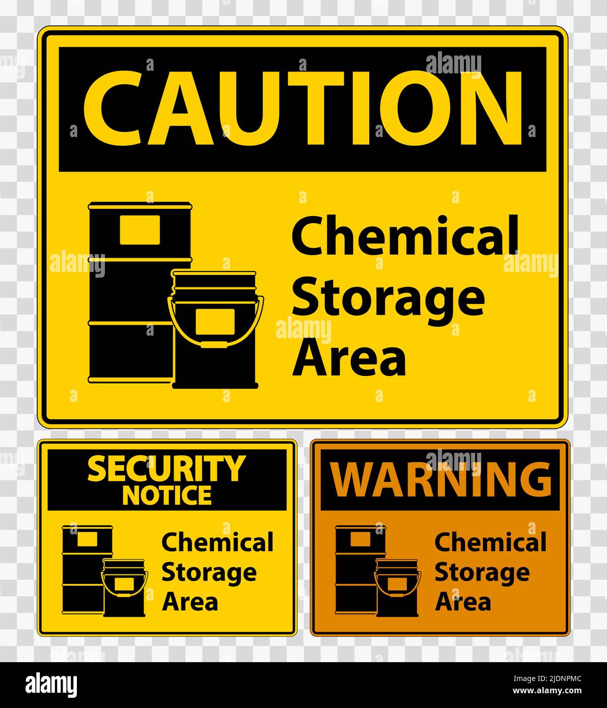 Chemical Storage Symbol Sign Isolate on transparent Background,Vector ...