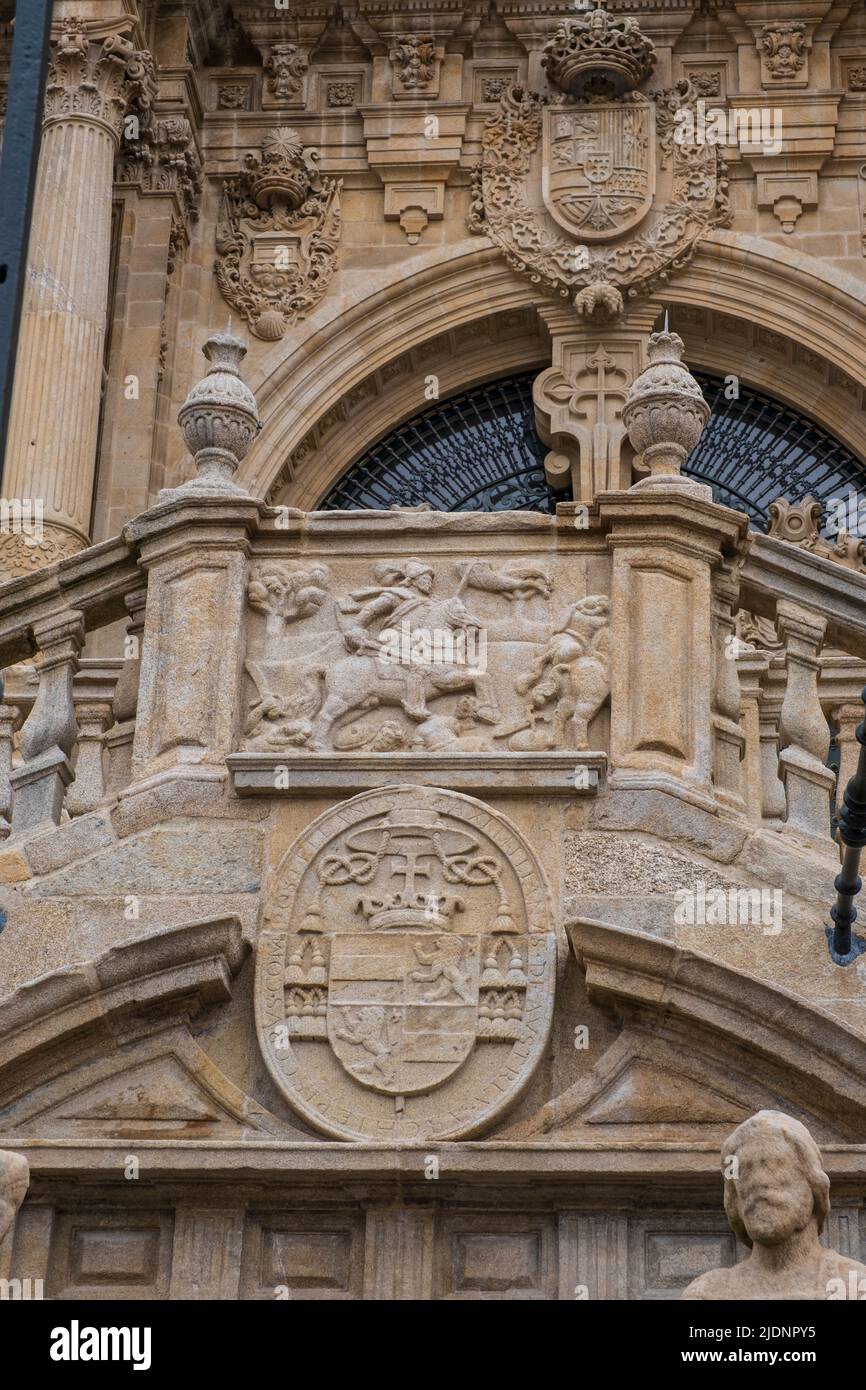 Spain, Santiago de Compostela, Galicia. Santiago Matamoros (Saint James ...