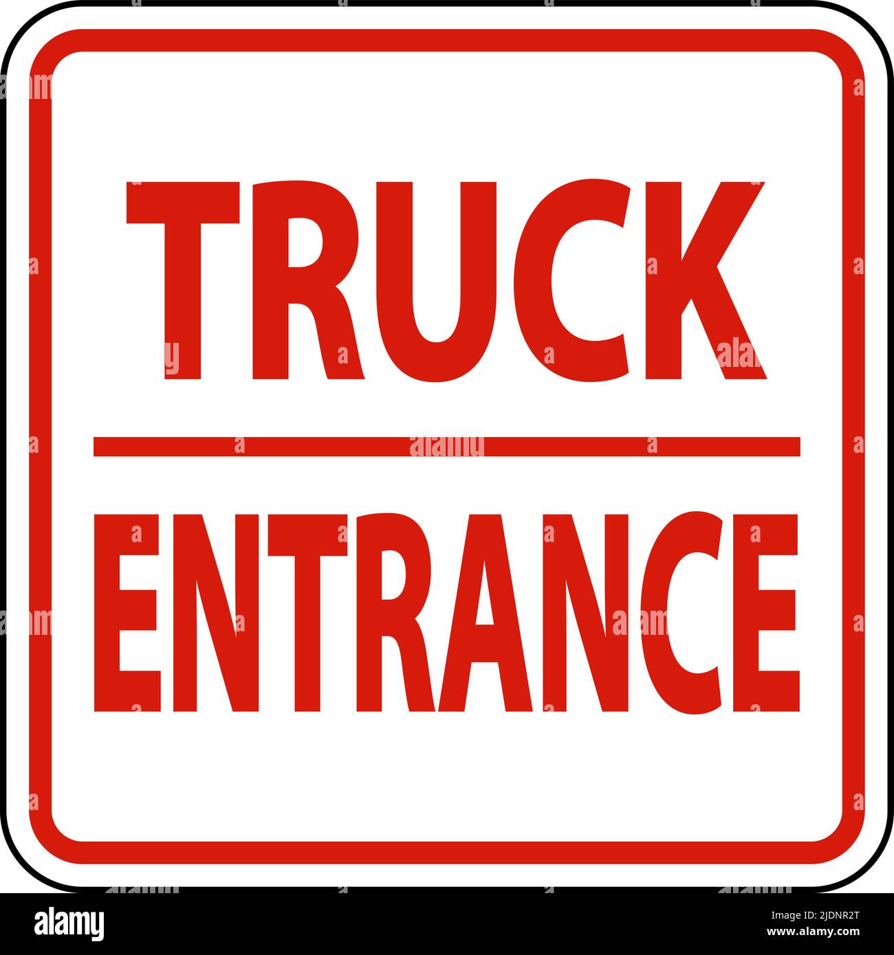 Lorry entrance Stock Vector Images - Alamy