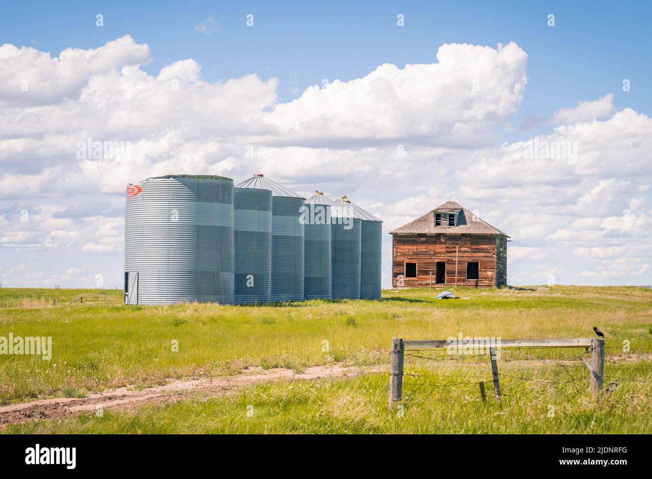 Farm and small house in Countryside Stock Photo - Alamy