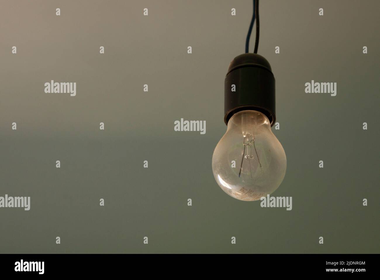 Just a lightbulb turned off Stock Photo - Alamy