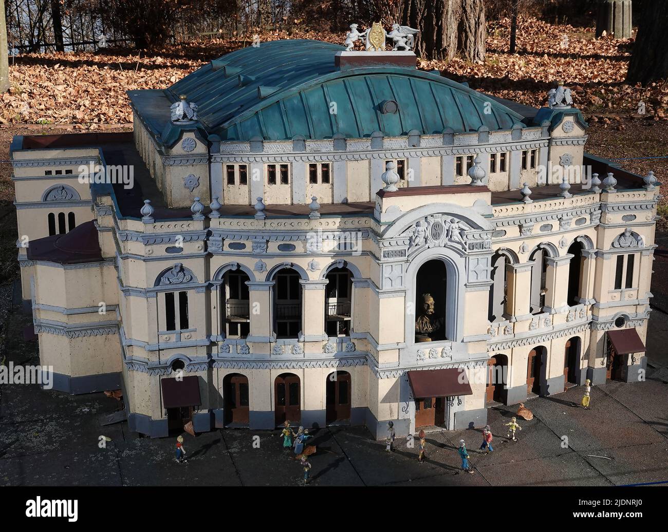 Kiev, Ukraine November 11, 2021: Museum of Miniatures - the building of ...