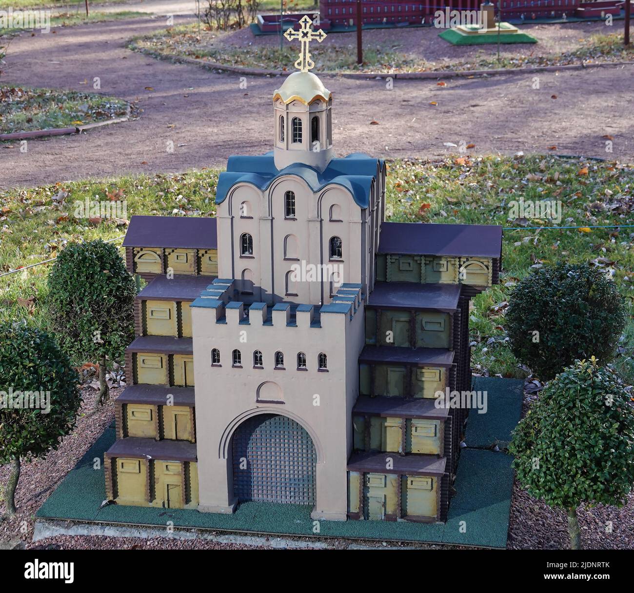 Kiev, Ukraine November 11, 2021: Museum of miniatures of historical ...