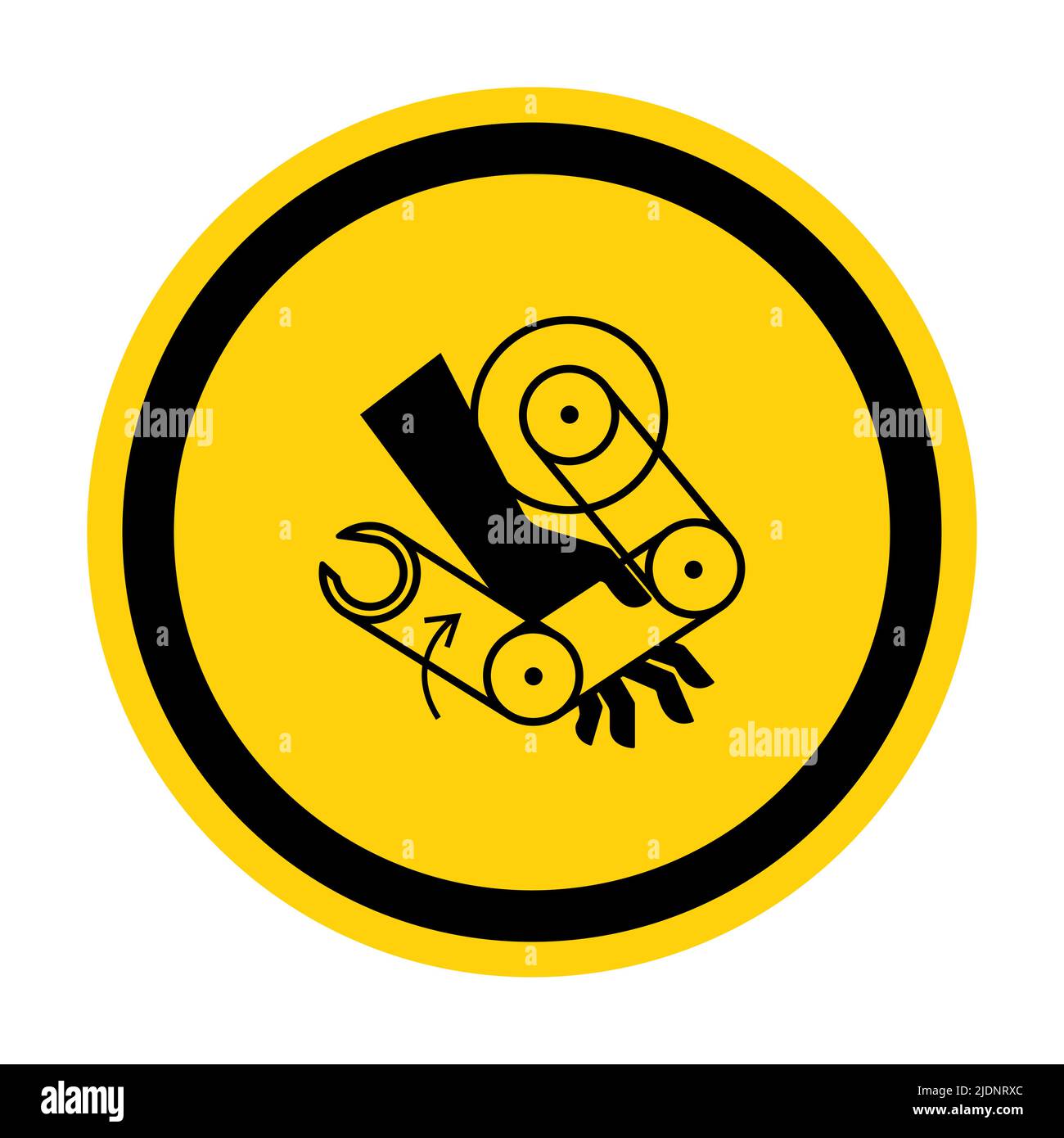 Hand Crush Robot Symbol Sign Isolate On White Background,Vector ...