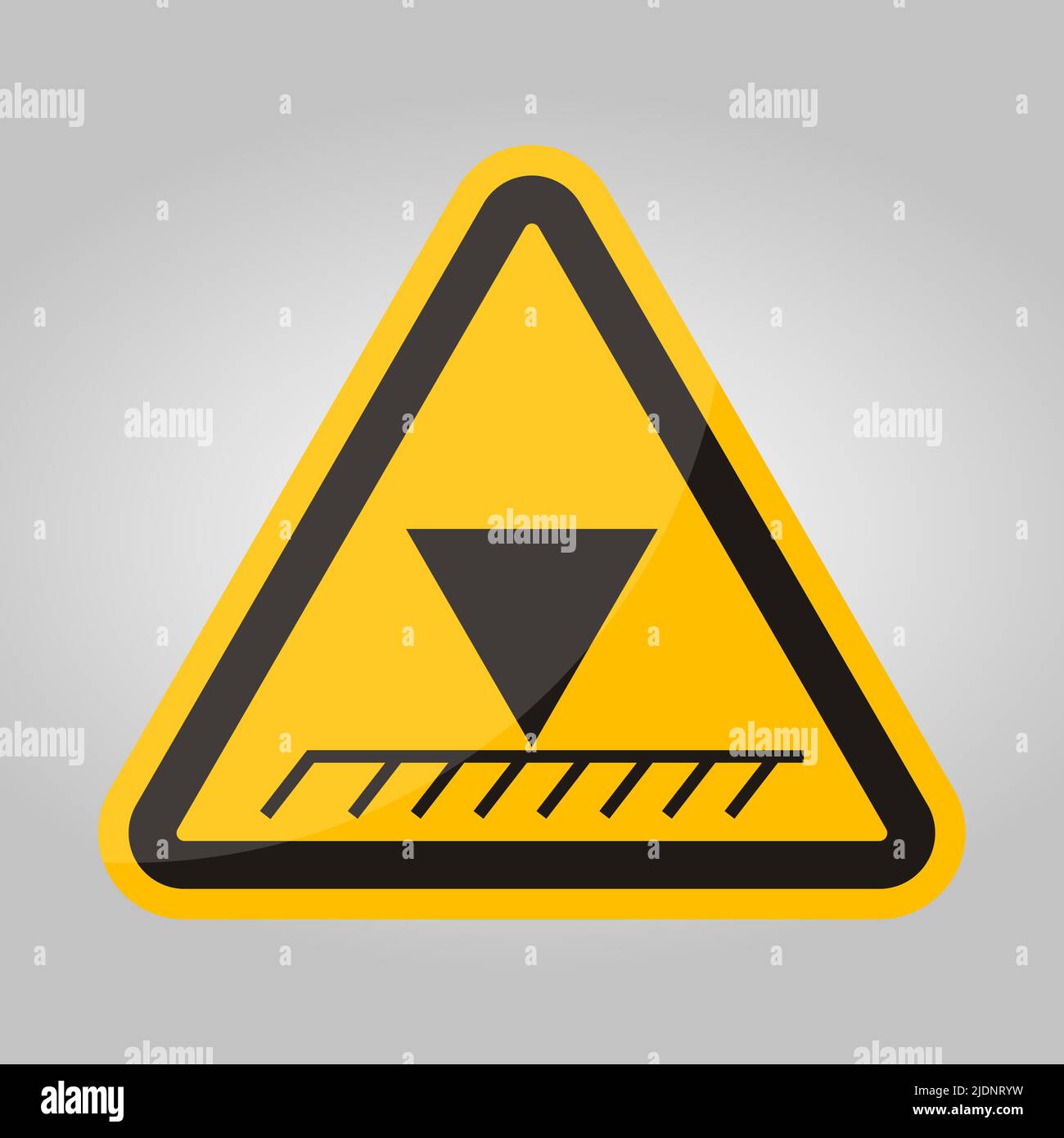 Limit Overhead Height Symbol Sign Isolate On White Background,Vector ...