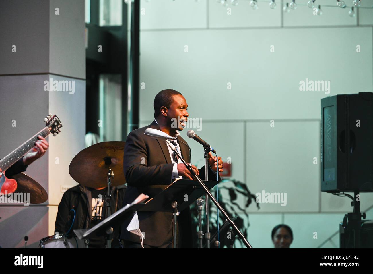 Rochester, New York, USA. 21st June, 2022. Trumpeter and composer Abate ...