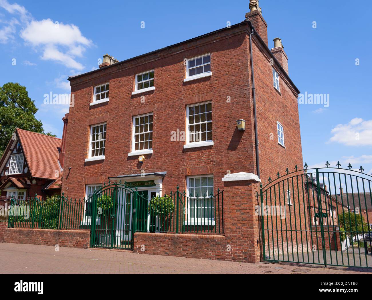 Old school house in Lichfield, Staffordshire, uK Stock Photo - Alamy