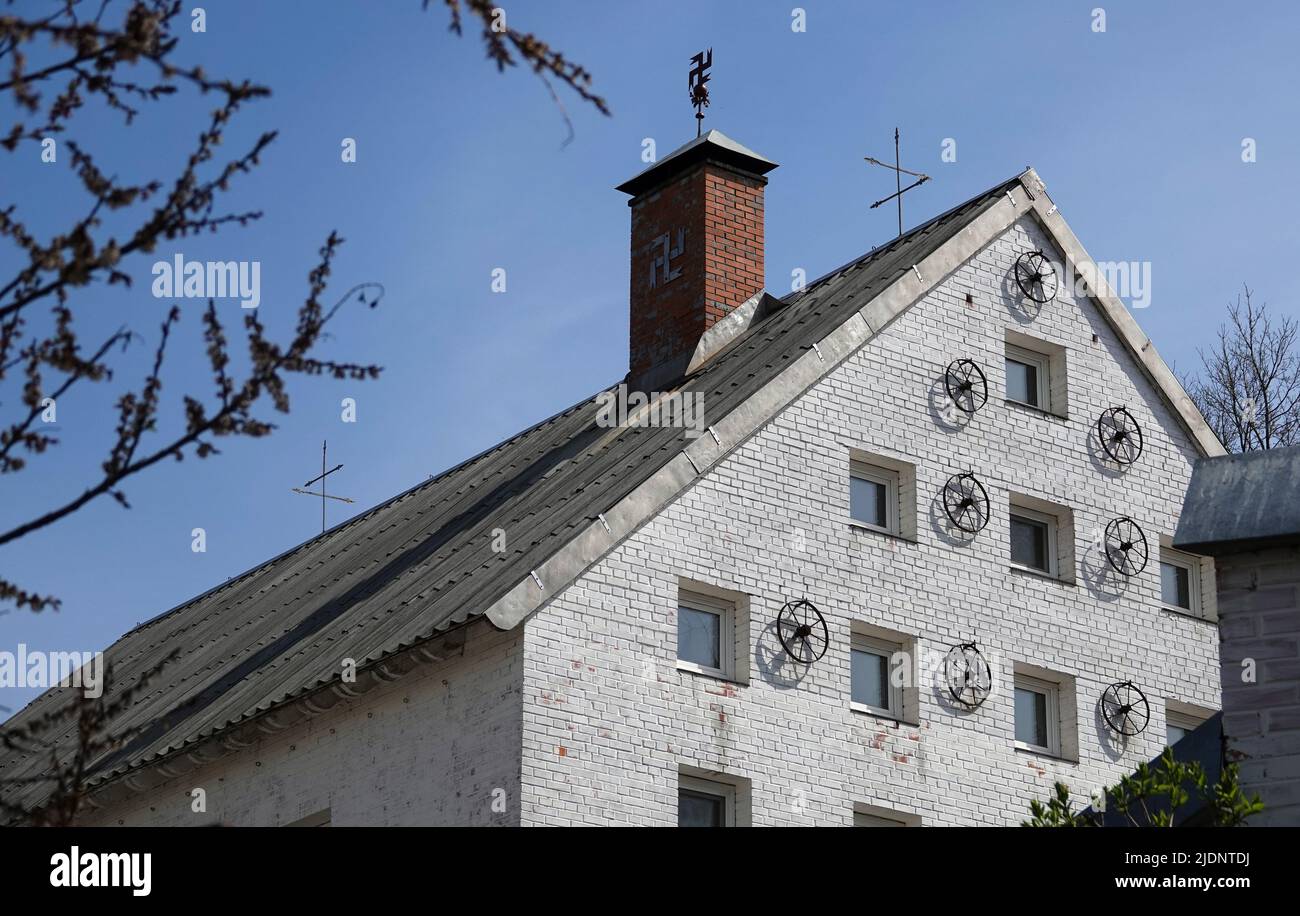 Kiev, Ukraine May 1, 2021: House of the Yakubovsky family museum in the ...