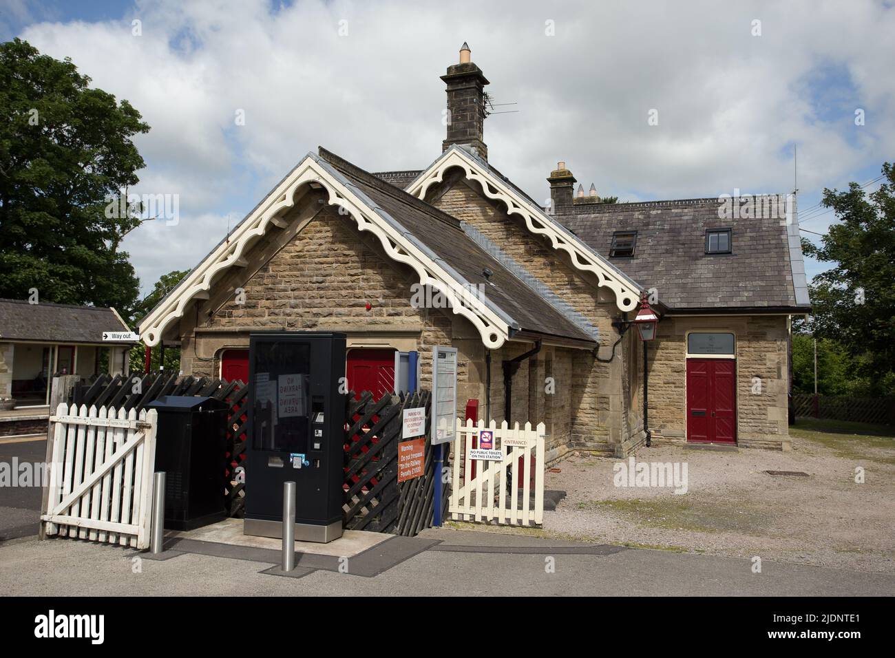 Kirkby Stephen railway station Yorkshire Dales England UK Stock Photo ...