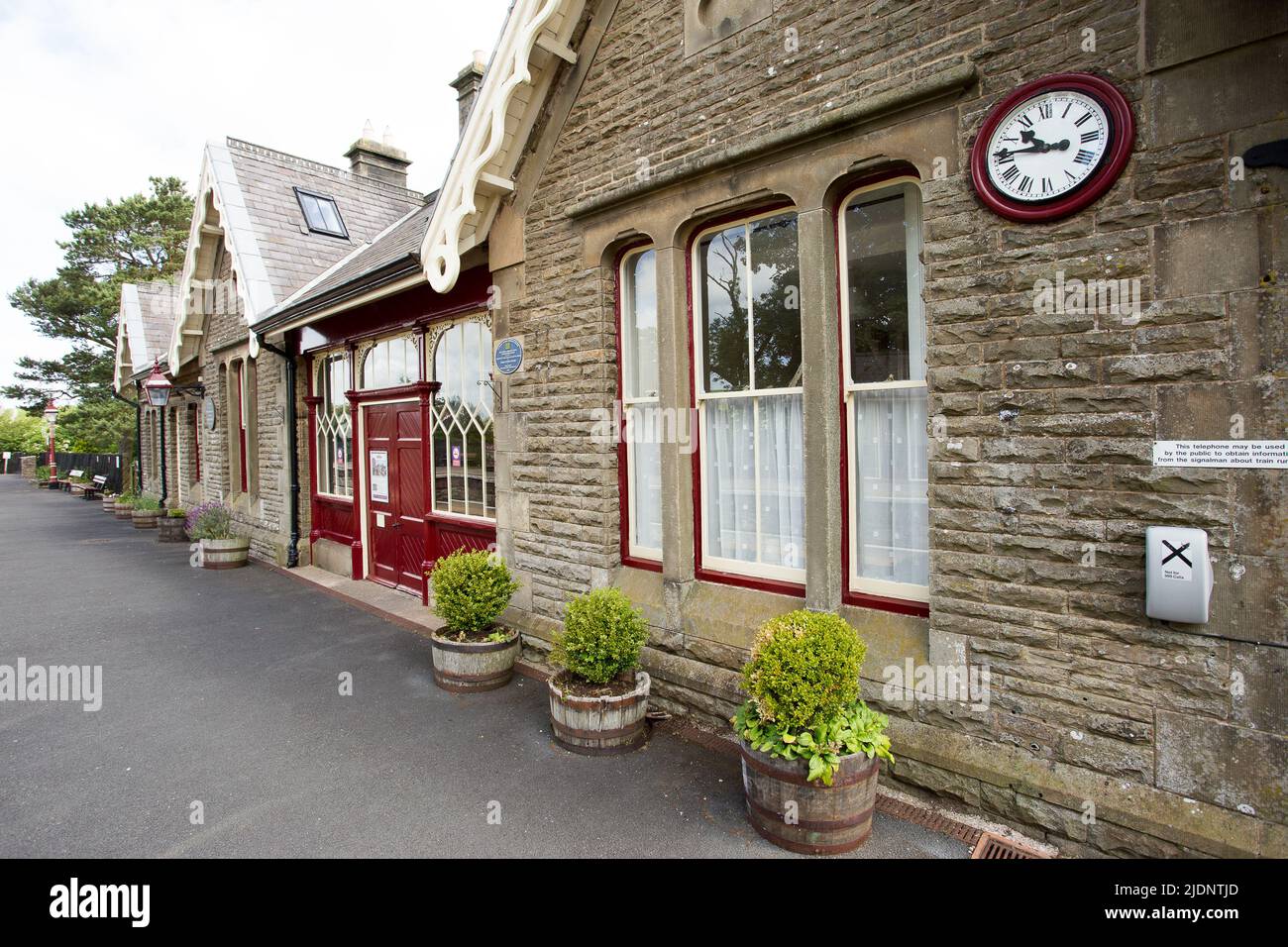Kirkby Stephen railway station Yorkshire Dales England UK Stock Photo ...