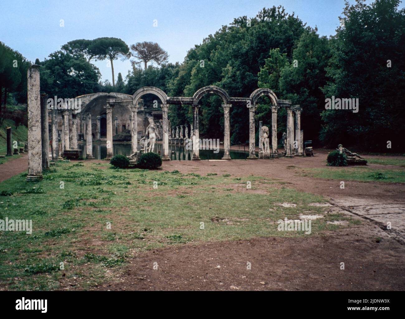 Hadrian's Villa (Villa Adriana) - ruins and archaeological remains of a ...