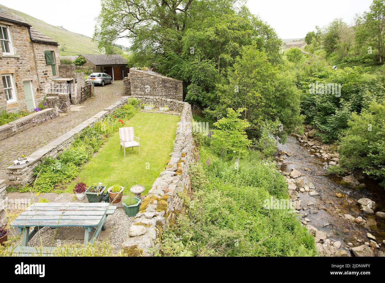 Muker Swaledale Yorkshire Dales England UK Stock Photo - Alamy