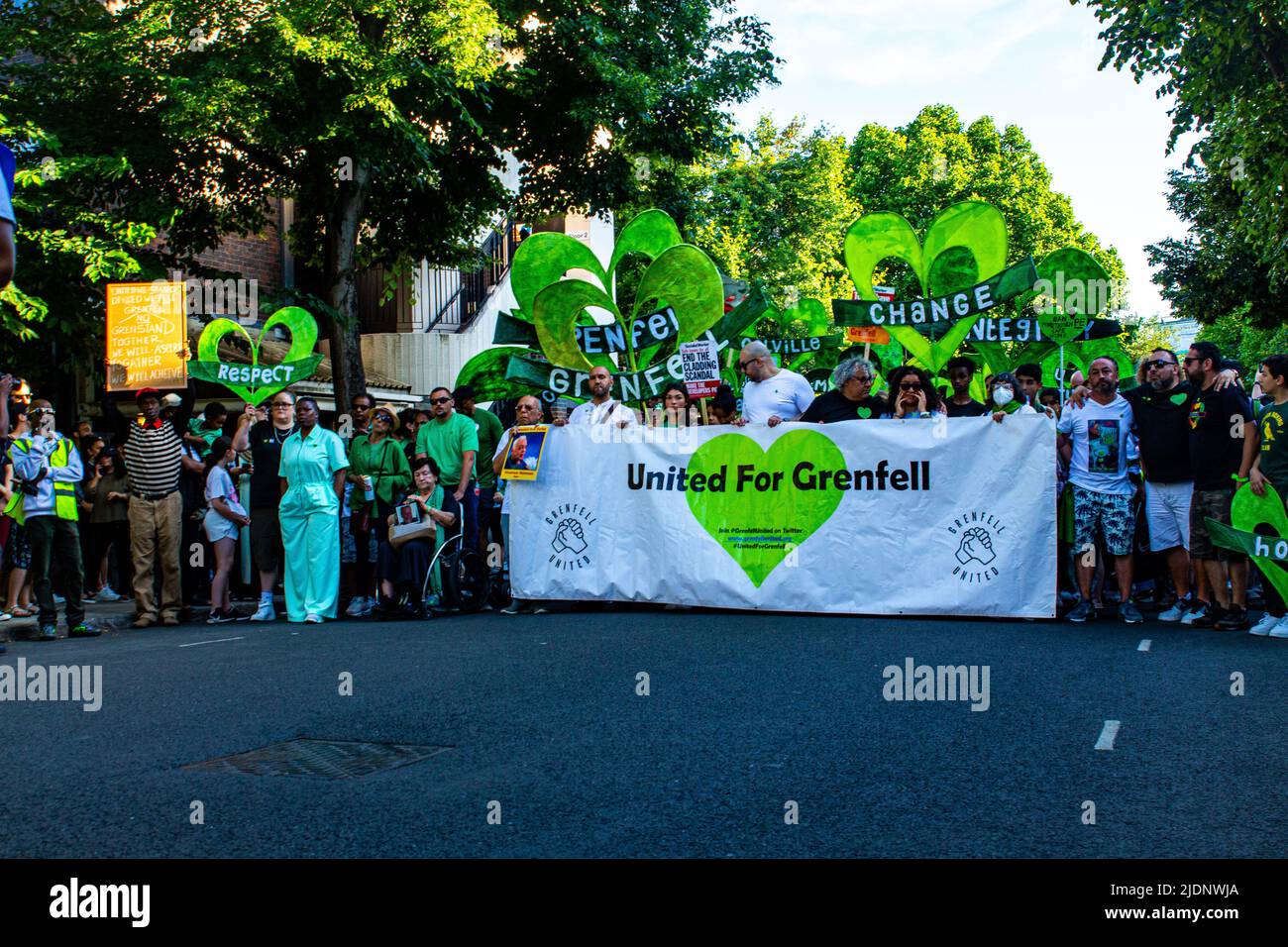 London, United Kingdom - June 14th 2023: 5th Annual Grenfell Vigil ...
