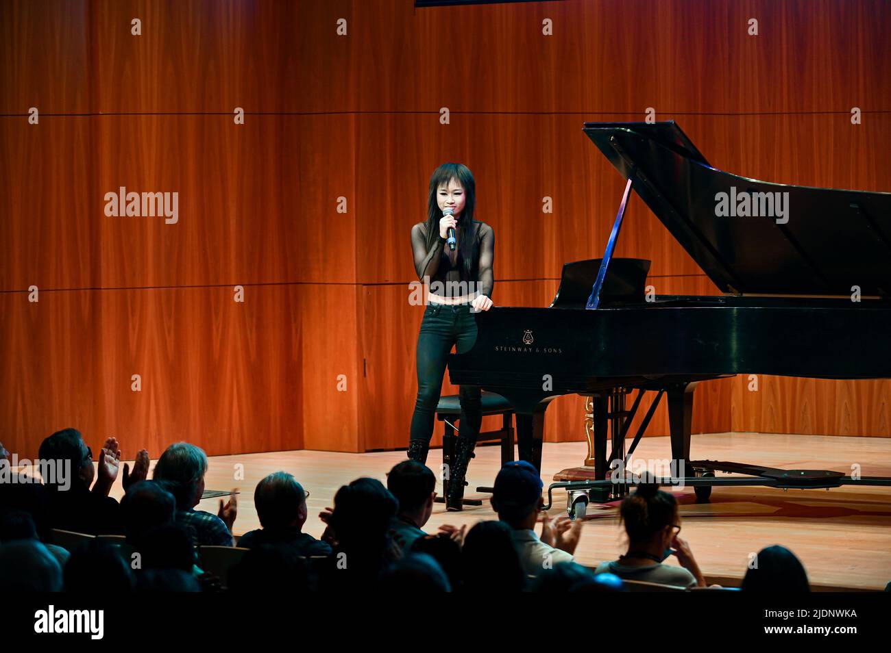 Rochester, New York, USA. 21st June, 2022. Pianist and composer Connie ...