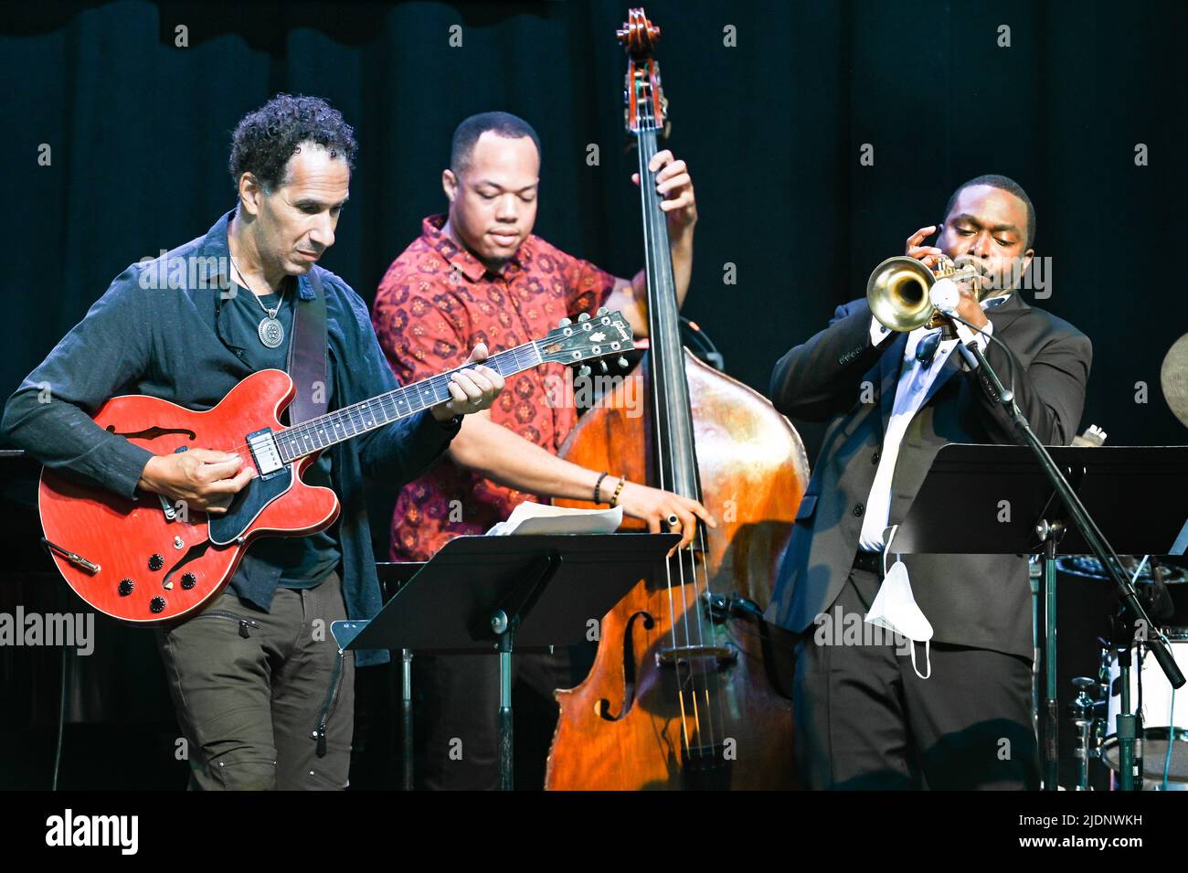 Rochester, New York, USA. 21st June, 2022. Trumpeter and composer Abate ...