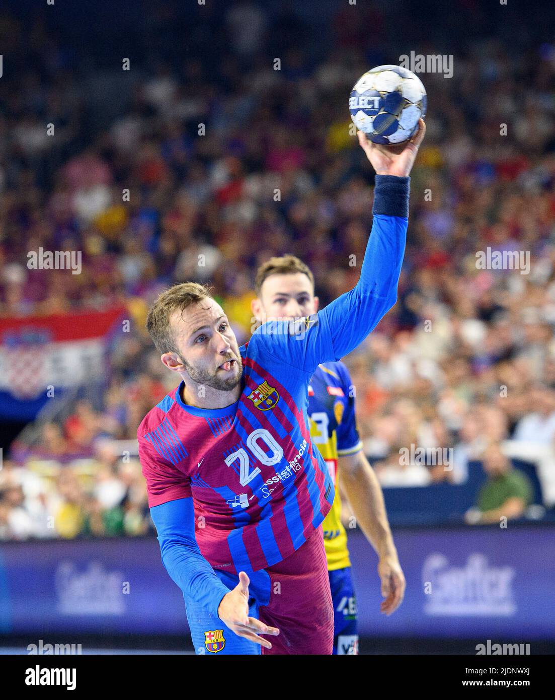 Aleix GOMEZ ABELLO (Barca) action, handball Champions League Final Four ...