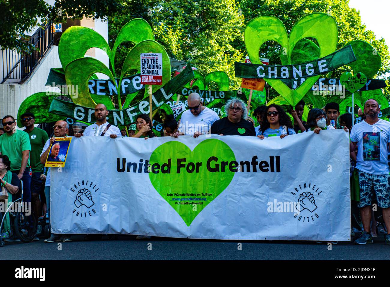 London, United Kingdom - June 14th 2023: 5th Annual Grenfell Vigil ...
