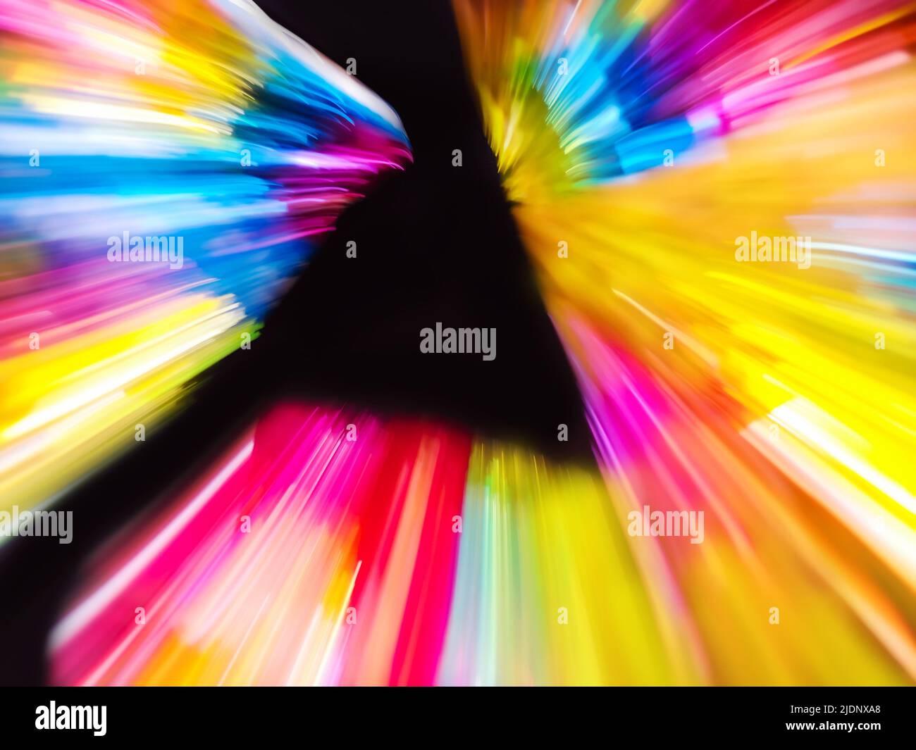 Space flight blurry natural color bokeh backdrop. Bright modern ...