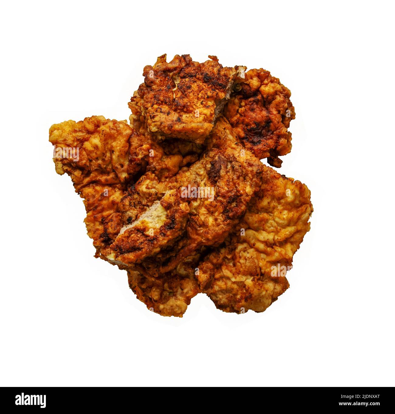 Fried beef chops close-up. Chopped beef meat in batter Stock Photo - Alamy