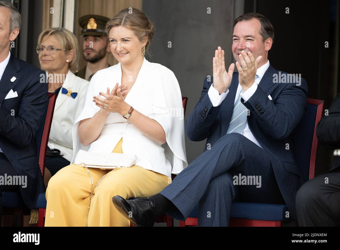 Prince Guillaume of Luxembourg and Princess Stephanie of Luxembourg ...