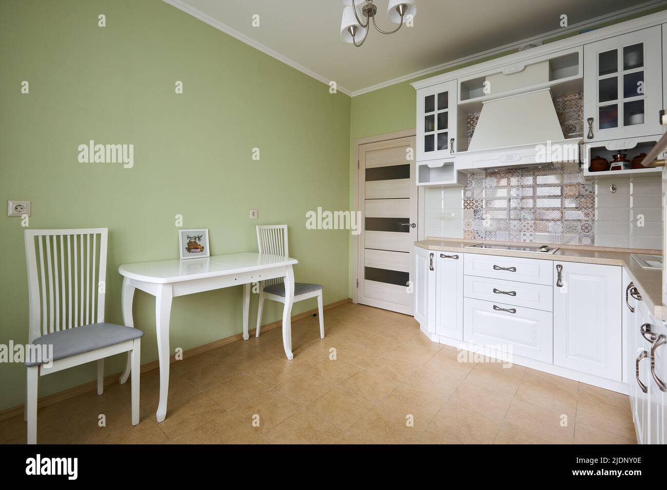 Some fragments of shooting a one-room apartment Stock Photo - Alamy