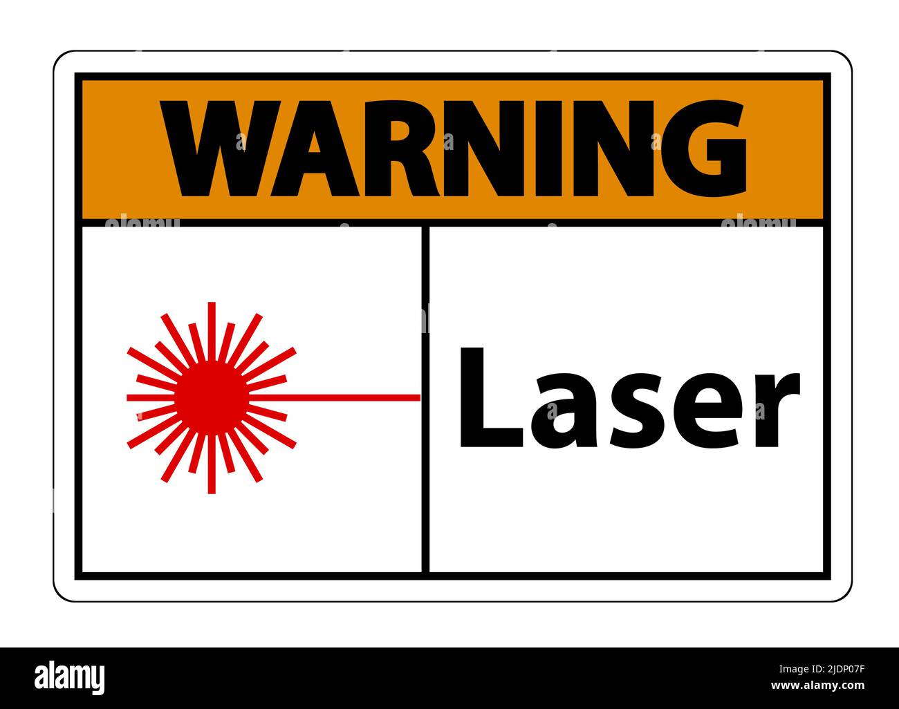 Warning Laser Symbol Sign Symbol Sign Isolate on transparent Background ...