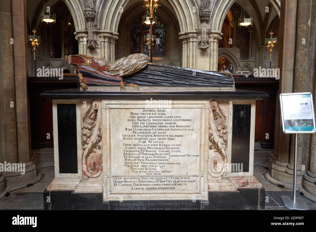 Latin inscription on a tomb inside a cathedral Stock Photo - Alamy