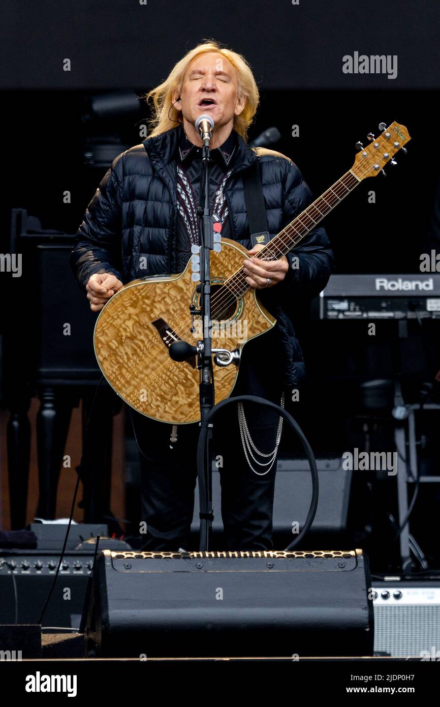 Edinburgh, Scotland, UK. 22nd June, 2022. Eagles perform live at ...