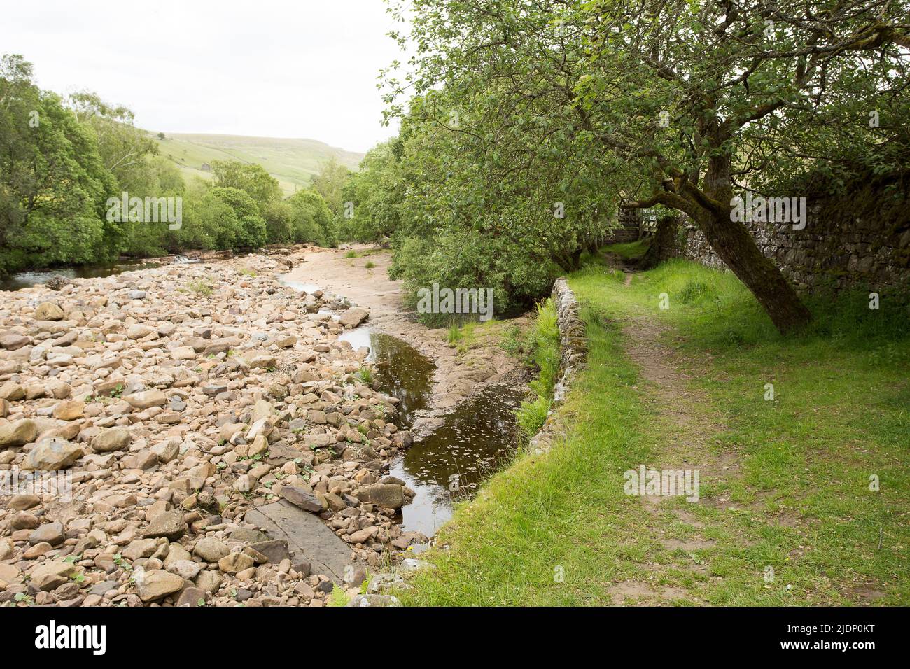 Swaledale waterfall Wain Wath Keld Stock Photo - Alamy