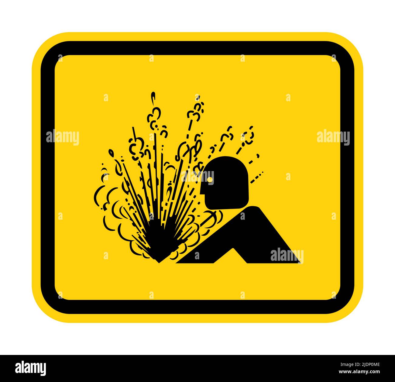Explosion Release Of Pressure Symbol Sign Isolate on White Background ...