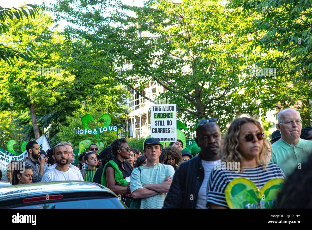 London, United Kingdom - June 14th 2023: 5th Annual Grenfell Vigil ...