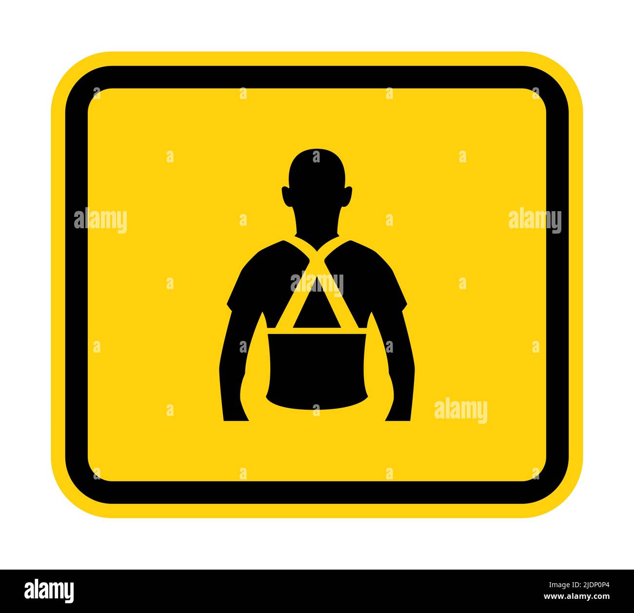 Wear Back Support Symbol Sign Isolate On White Background,Vector ...