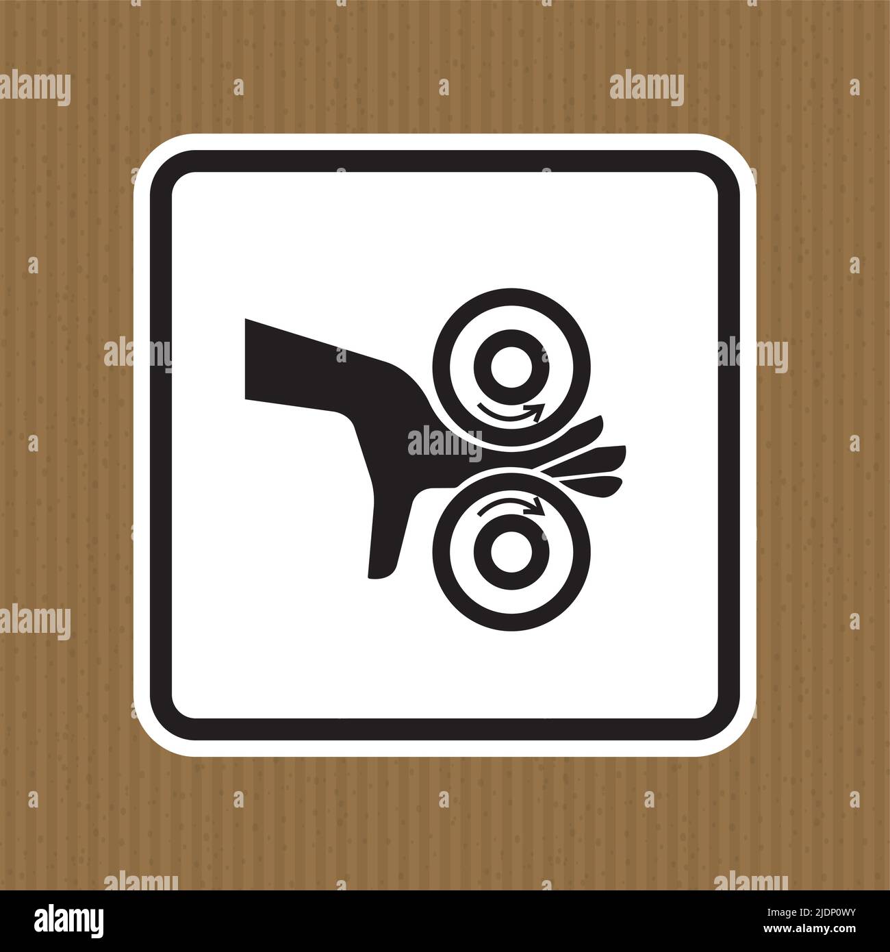 Hand Entanglement Rollers Symbol Sign, Vector Illustration, Isolate On ...
