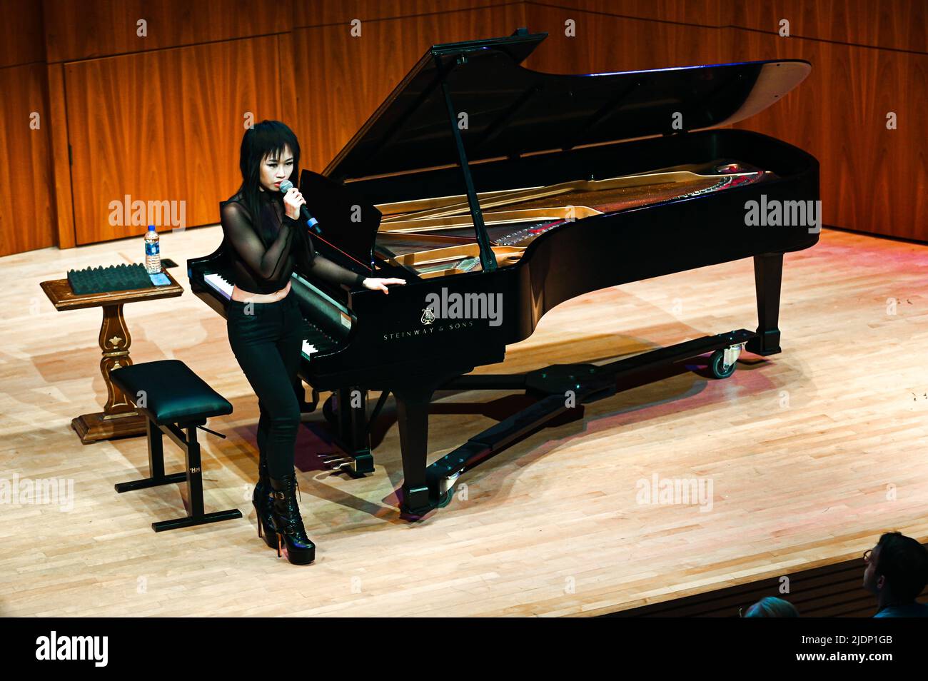 Rochester, New York, USA. 21st June, 2022. Pianist and composer Connie ...