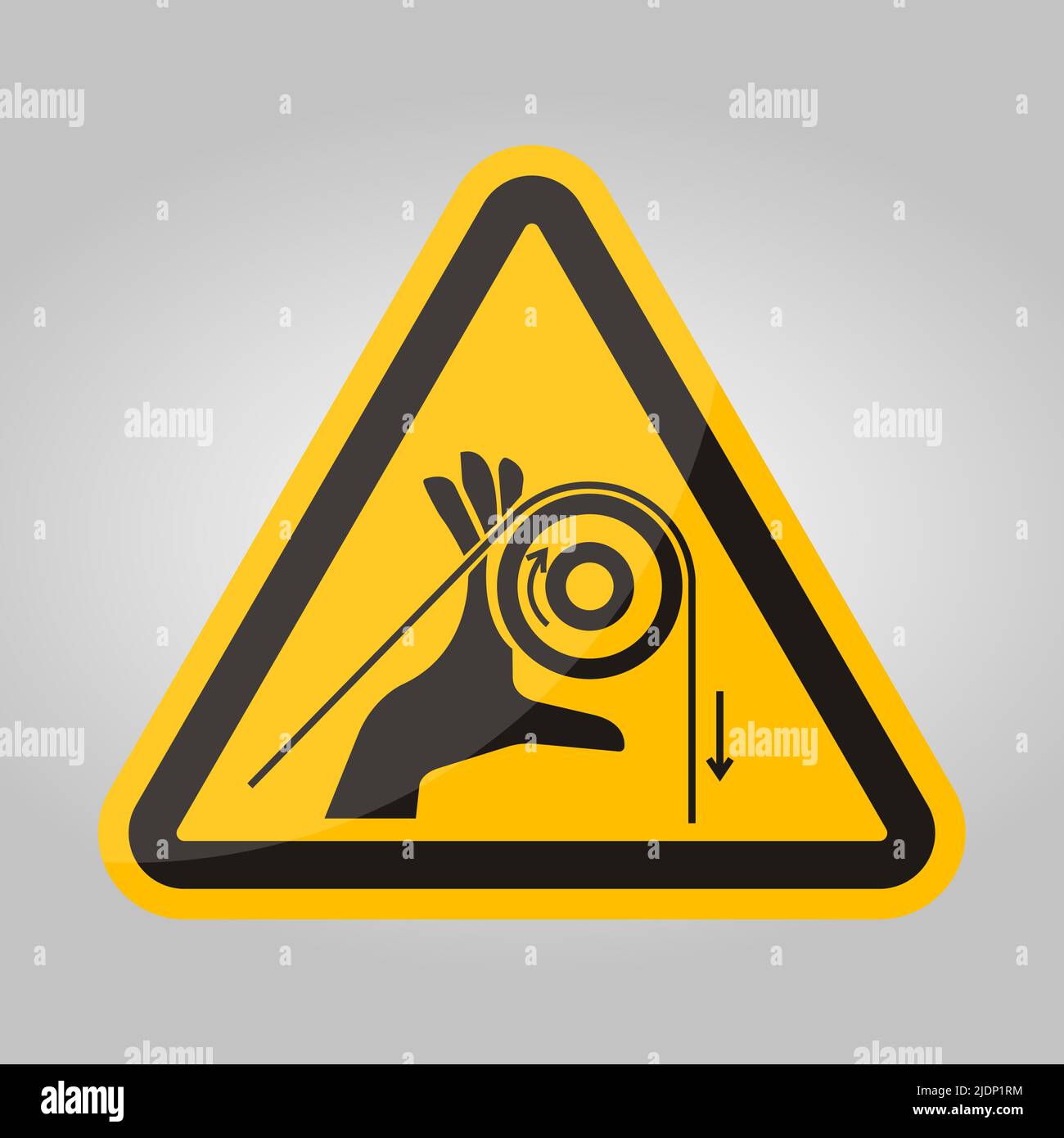 Hand Entanglement Rollers Symbol Sign, Vector Illustration, Isolate On ...