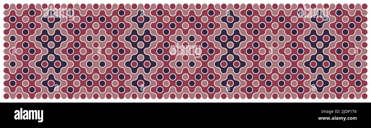 Random color rounded truchet tiling illustration Stock Vector Image ...