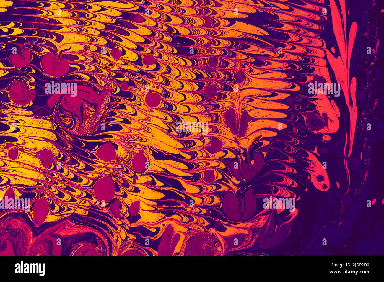 Ebru marble effect pattern design for print Stock Photo - Alamy