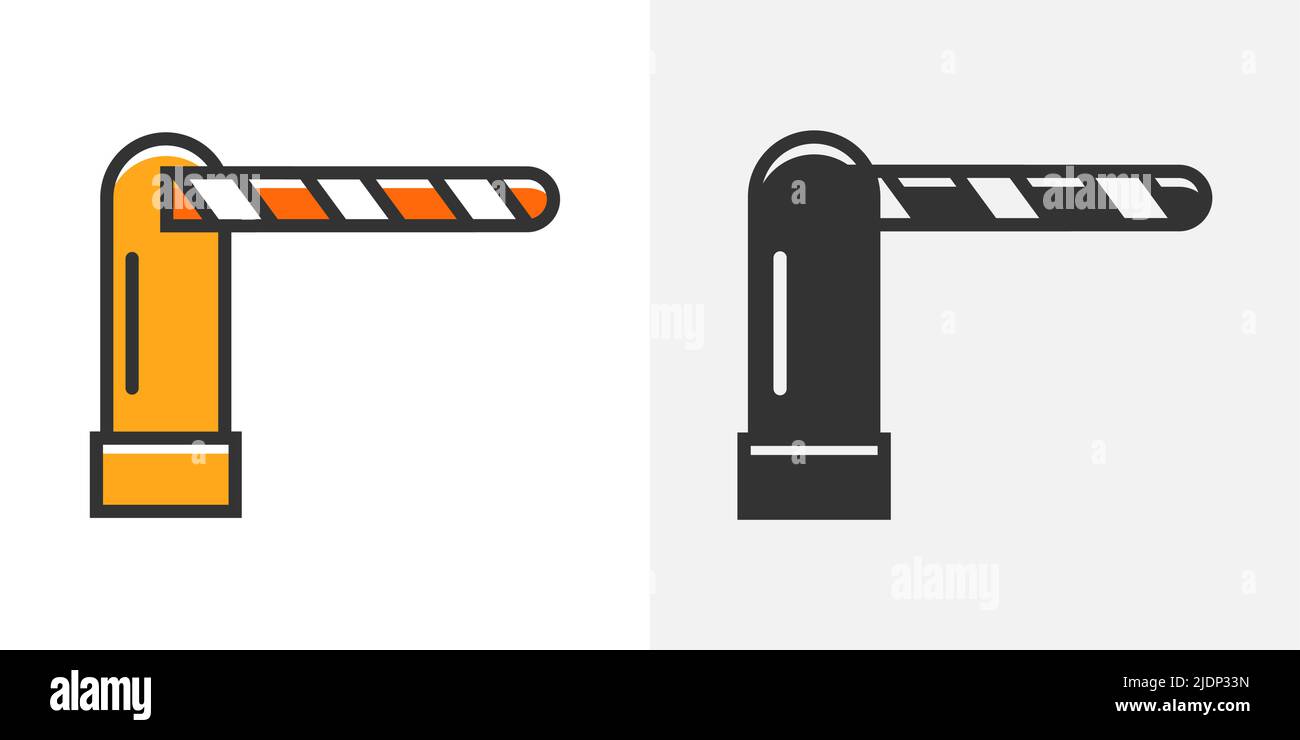 Toll gate Stock Vector Images - Alamy