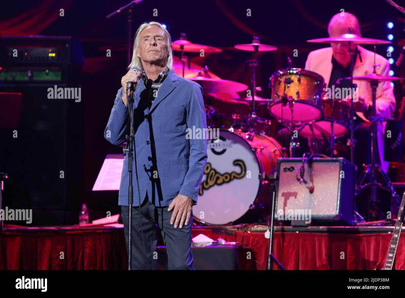 Paul Weller performs during the Raise the Roof fundraiser organised by ...